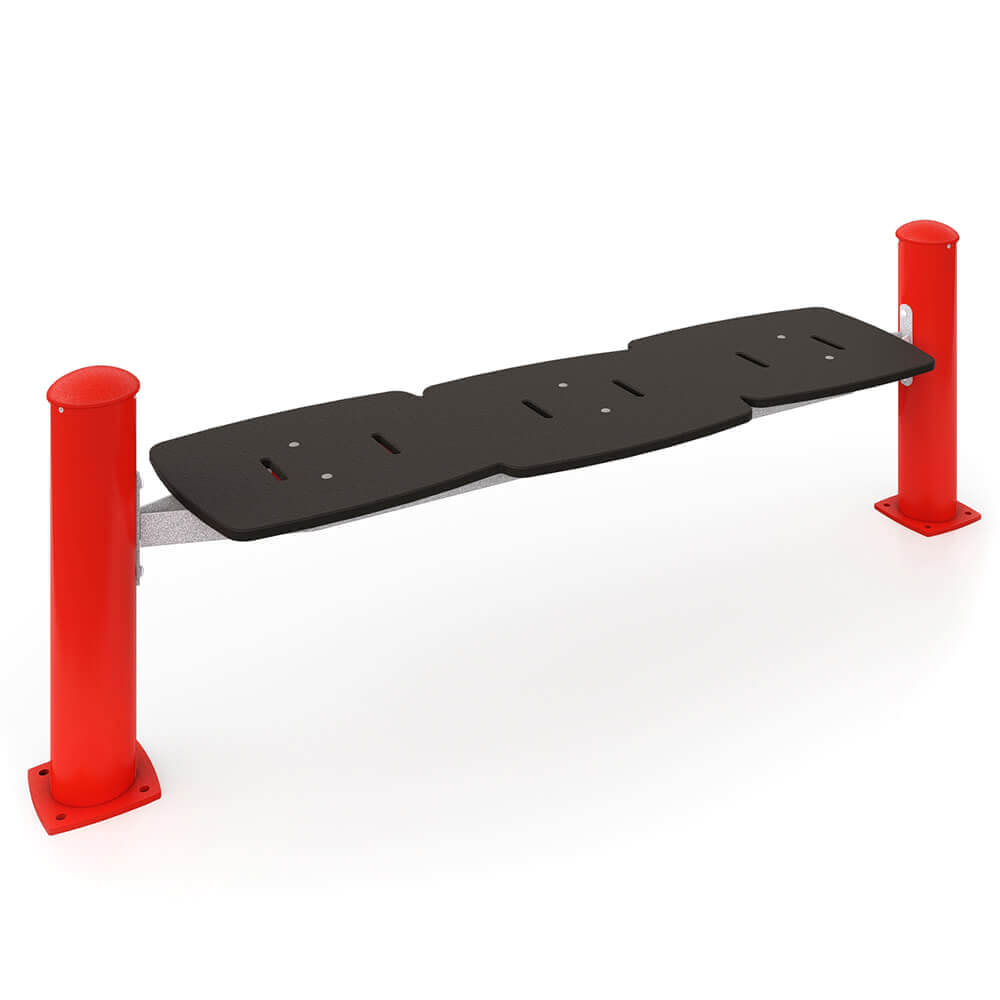 3-Seater Backless Jazz Bench with 2 legs – Jambette Boutik